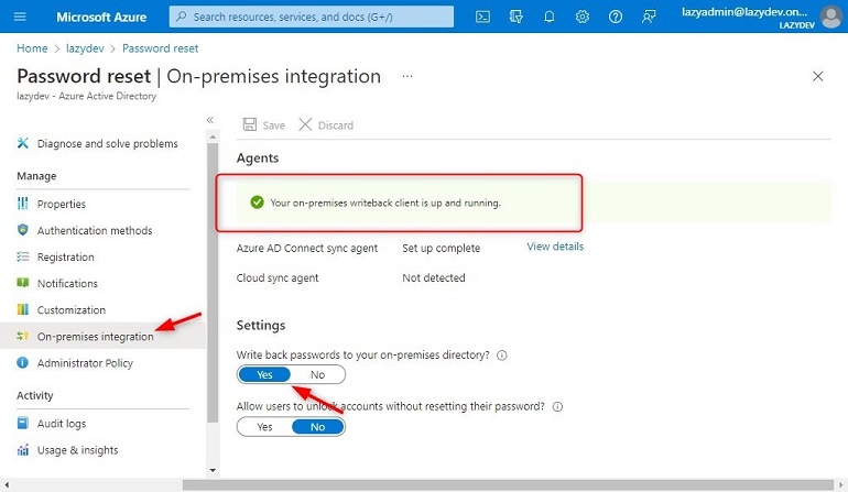 What is Azure Password Writeback?